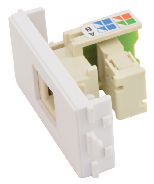 AV Modular Insert, RJ11 Socket - IDC Terminals | 114-362